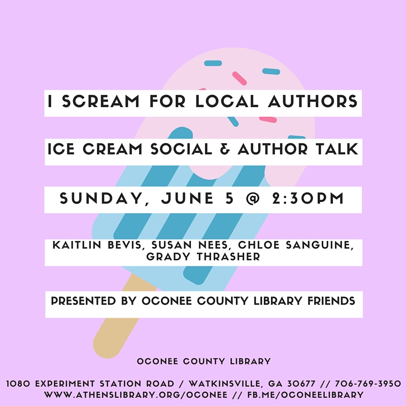 Ice Cream Social and Author Talk | Kaitlin Bevis